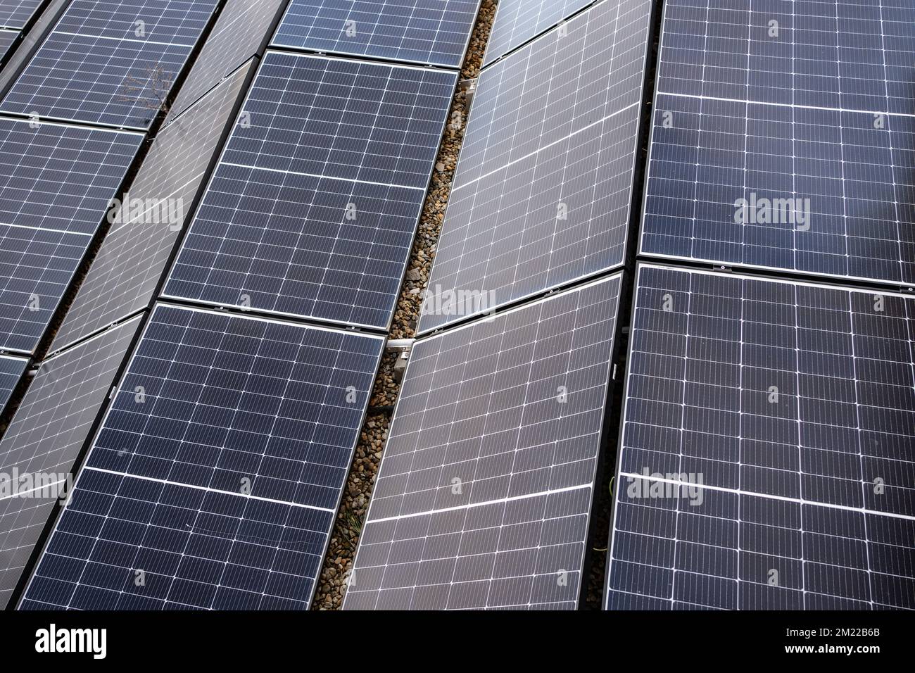 solar panels for alternative energy Stock Photo - Alamy