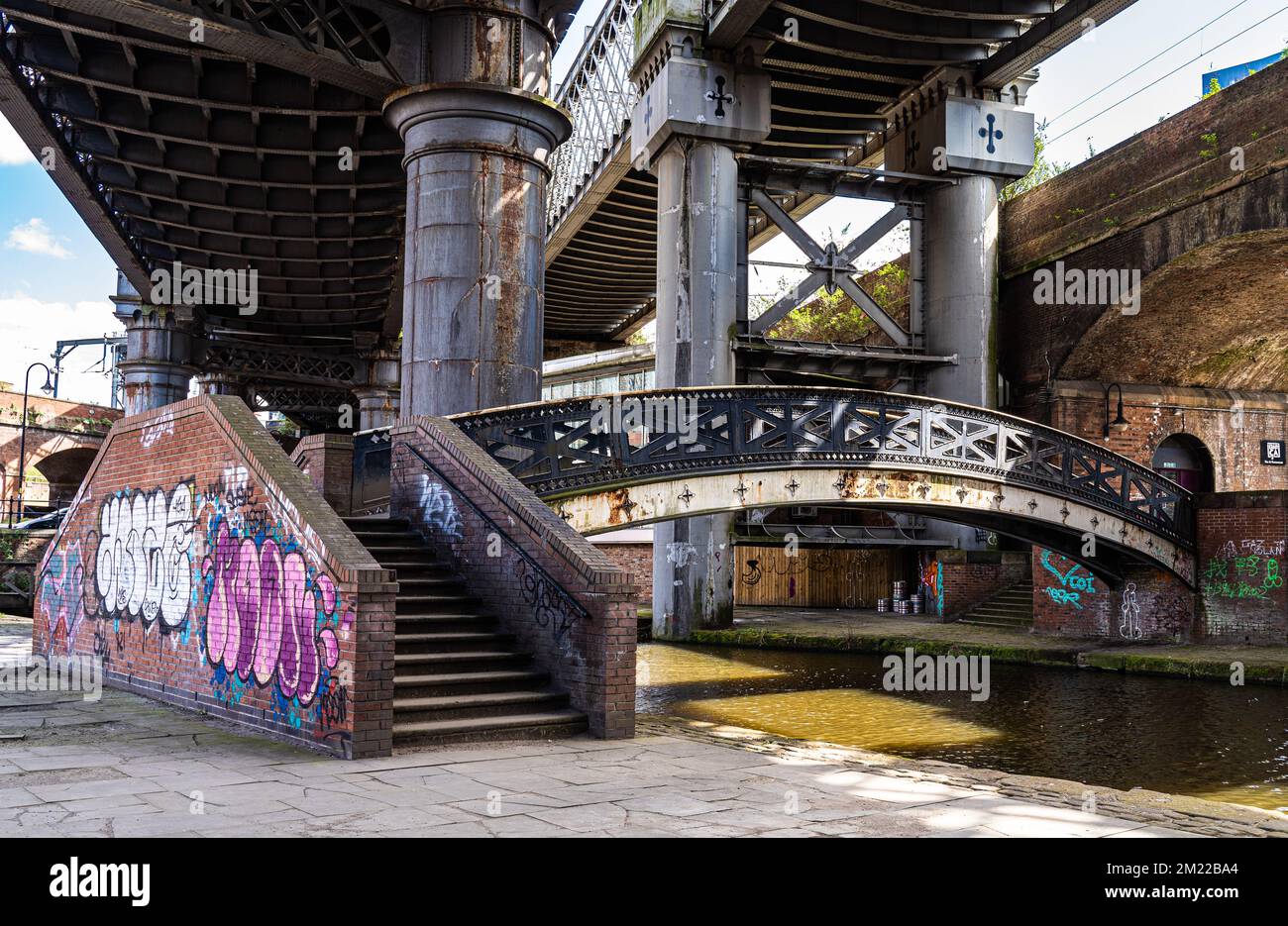 manchester canal basin Stock Photo - Alamy