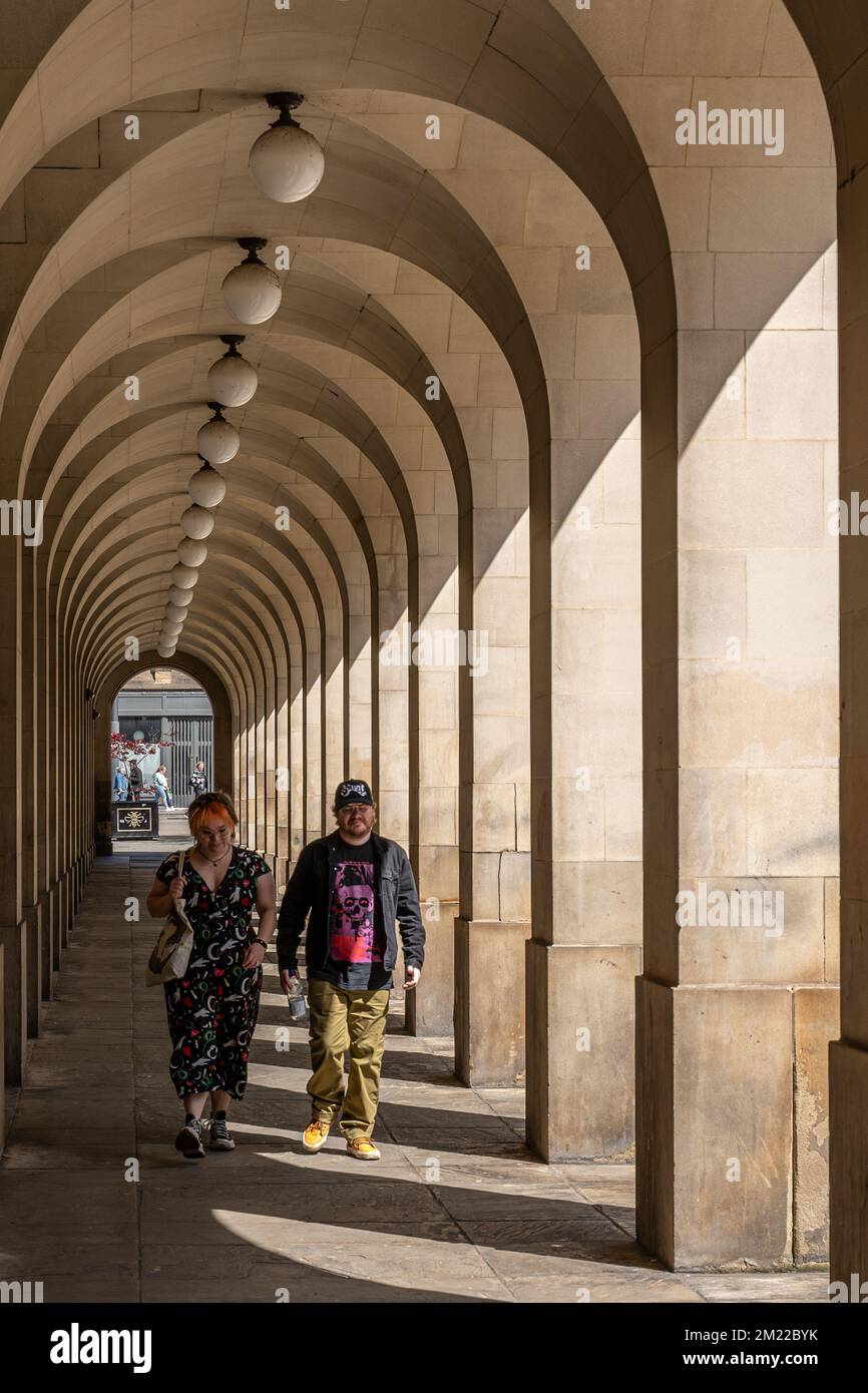 manchester library arches Stock Photo - Alamy
