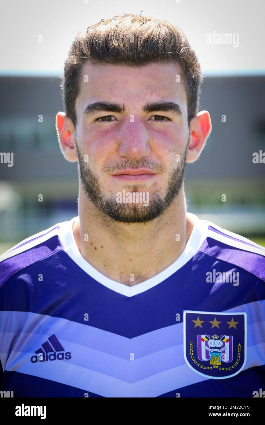 Anderlecht's Michael Heylen poses for the photographer during the 2016 ...
