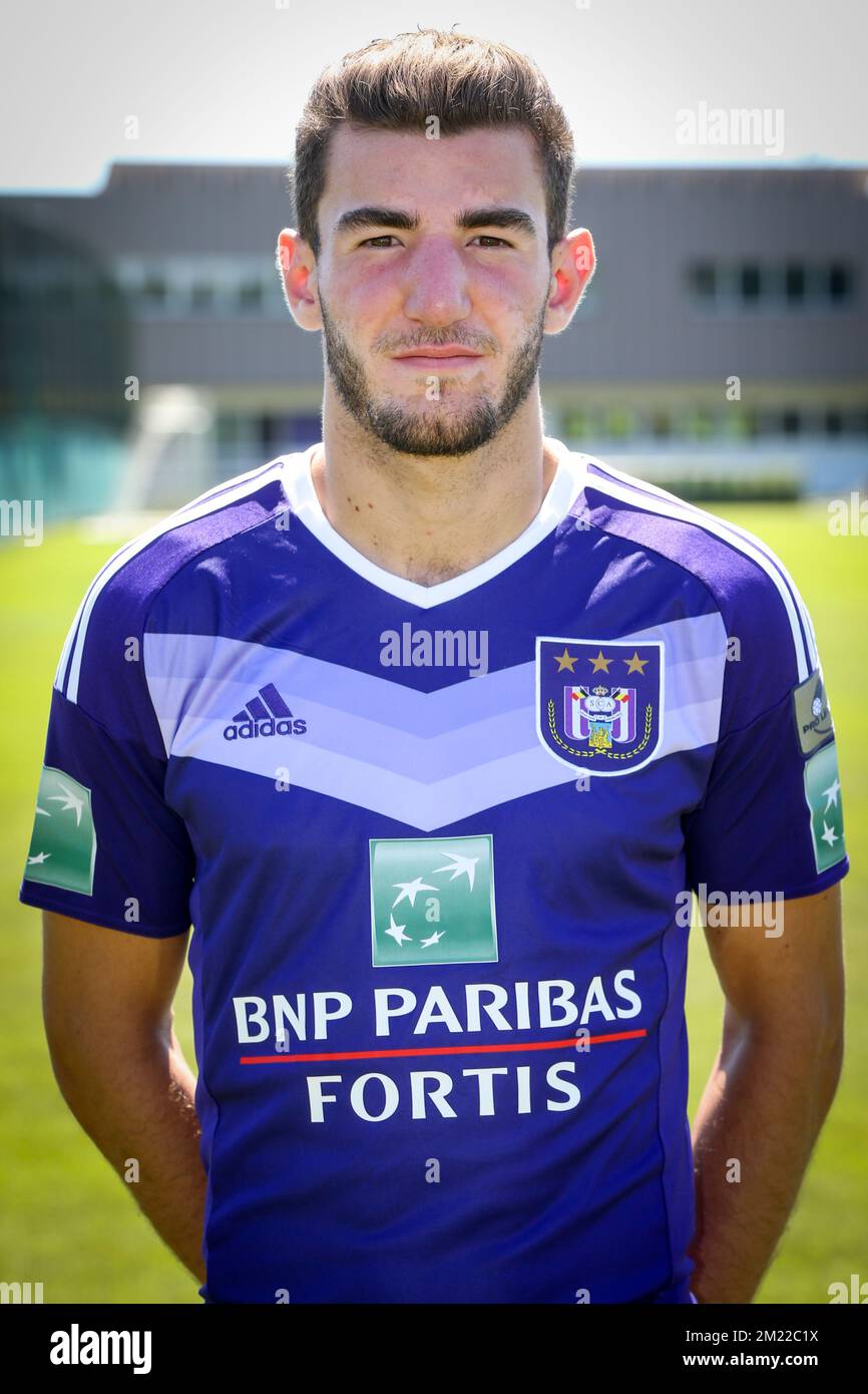 Anderlecht's Michael Heylen poses for the photographer during the 2016 ...