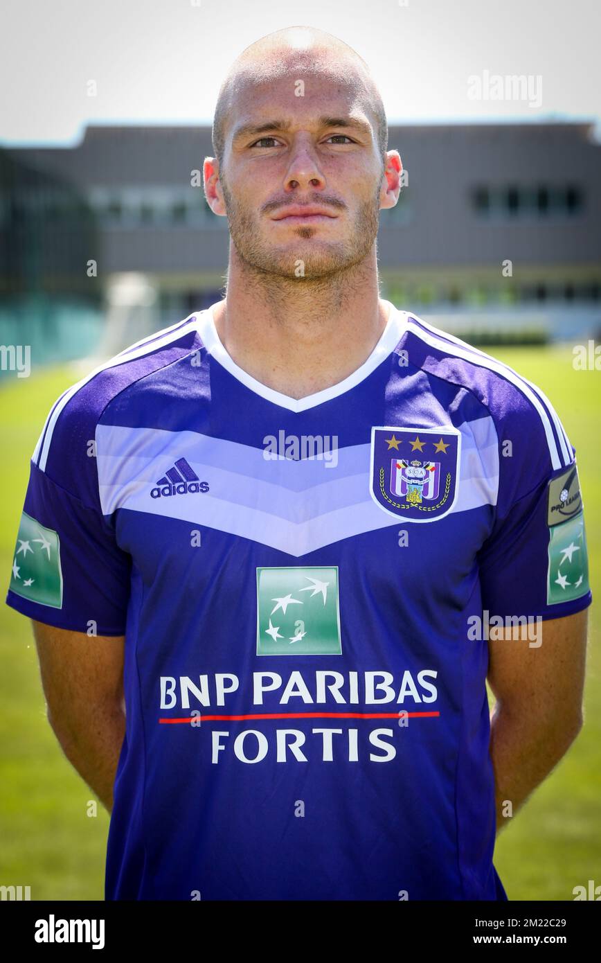 Anderlecht's Bram Nuytinck poses for the photographer during the 2016 ...