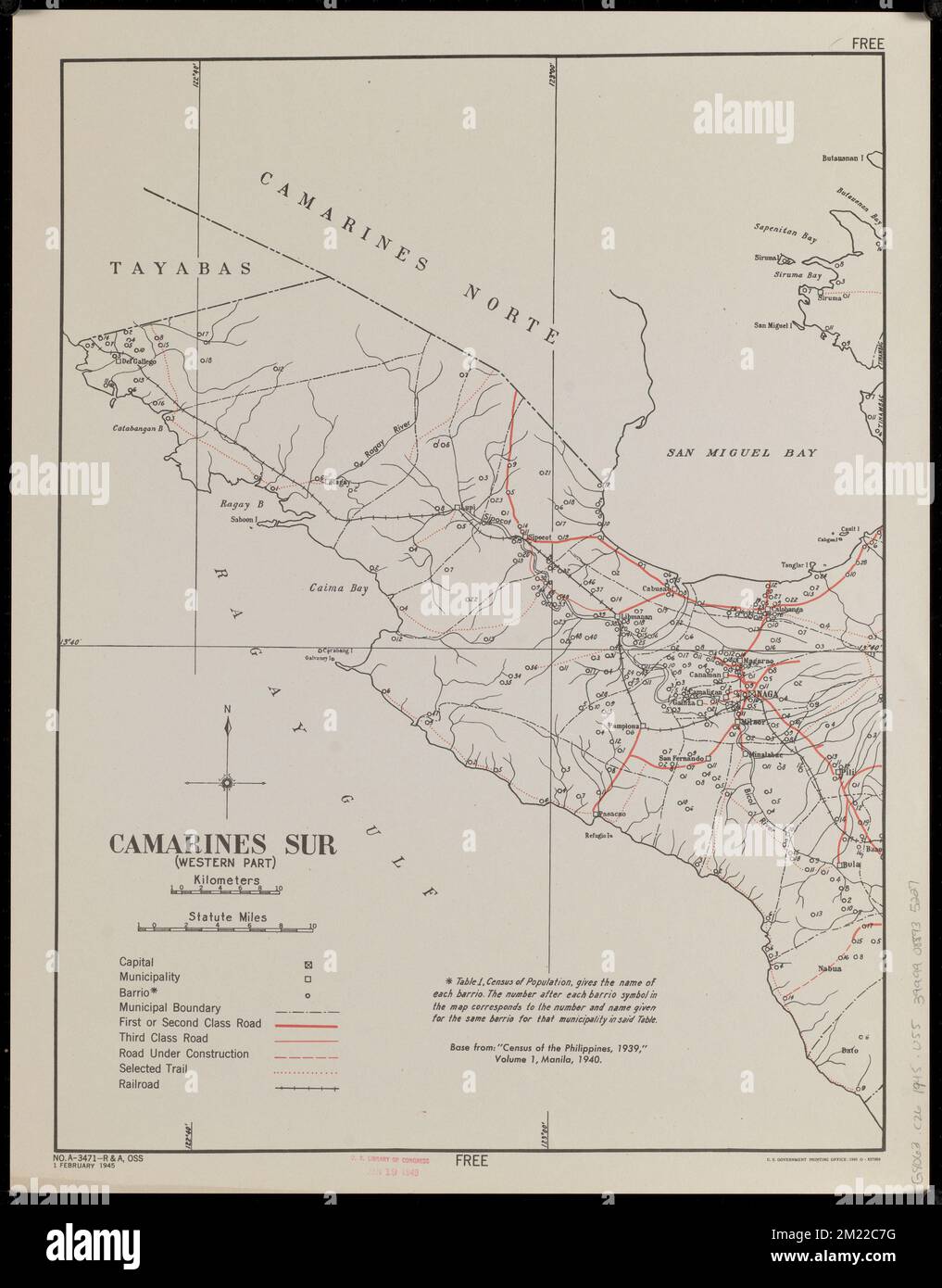 Camarines Sur : (western part) , Camarines Sur Philippines, Maps Norman ...