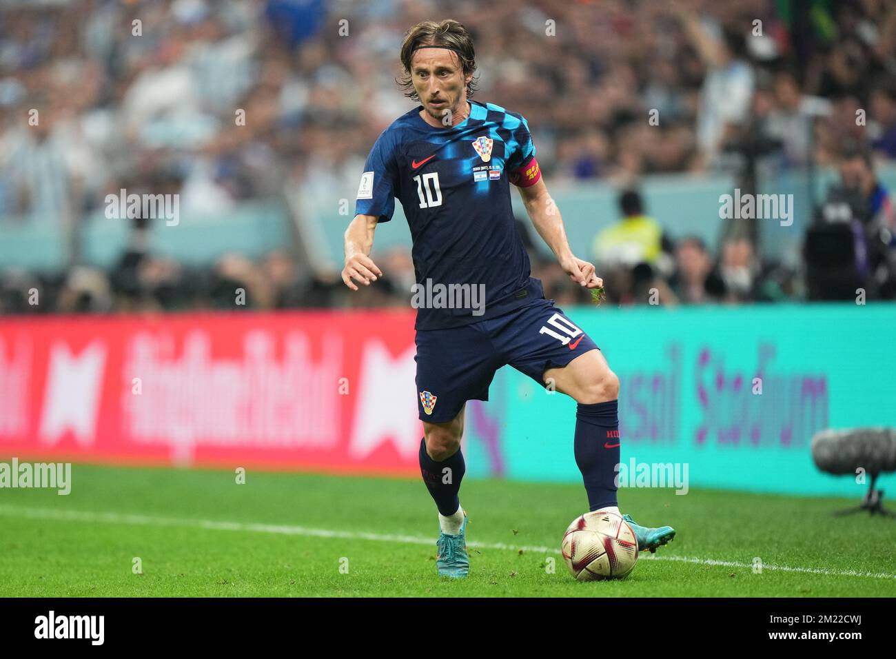 Lusail, Qatar. 13/12/2022, Luka Modric of Croatia during the FIFA World ...