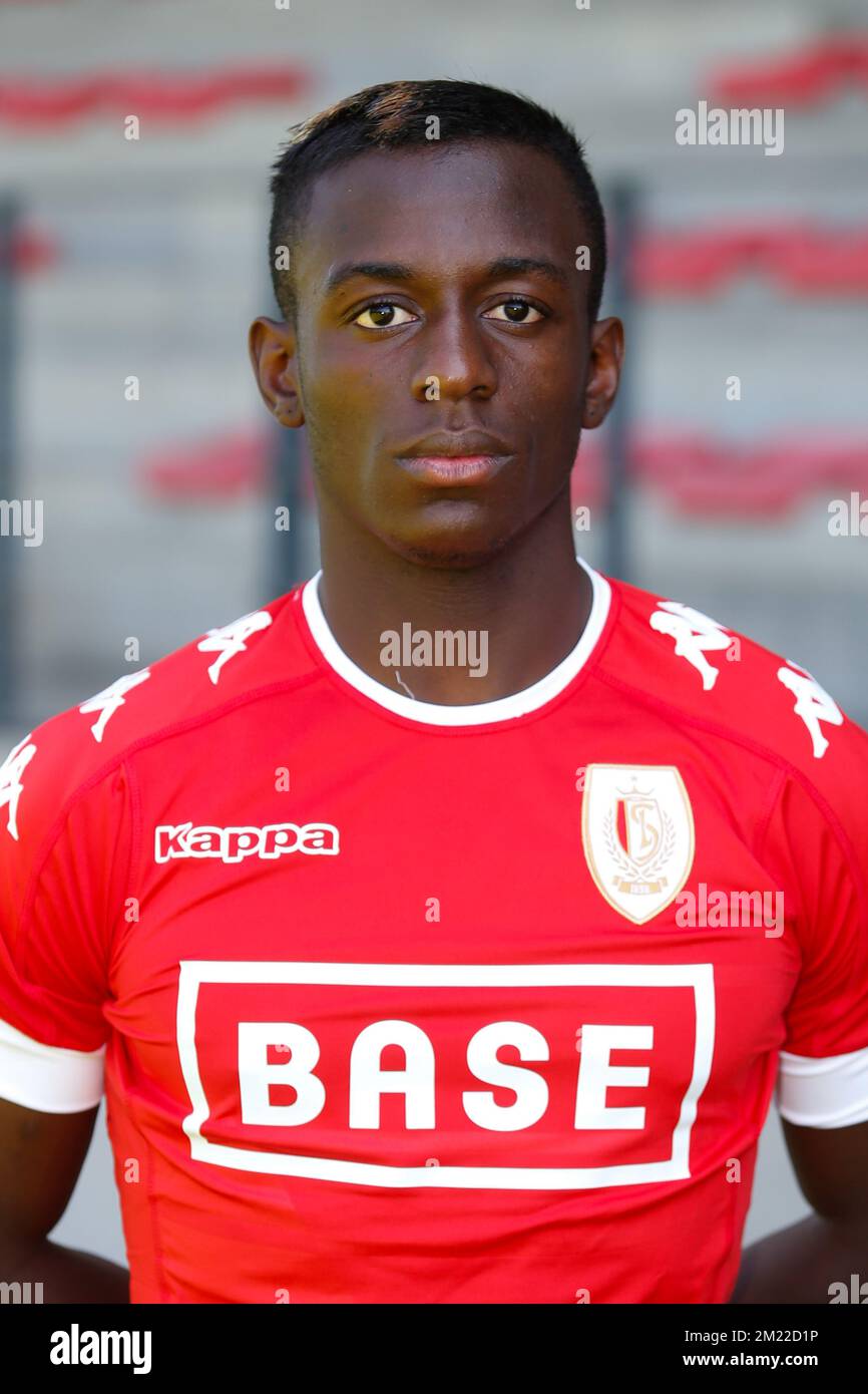 Standard's Jean-Luc Dompe poses during the 2016-2017 season photo shoot ...