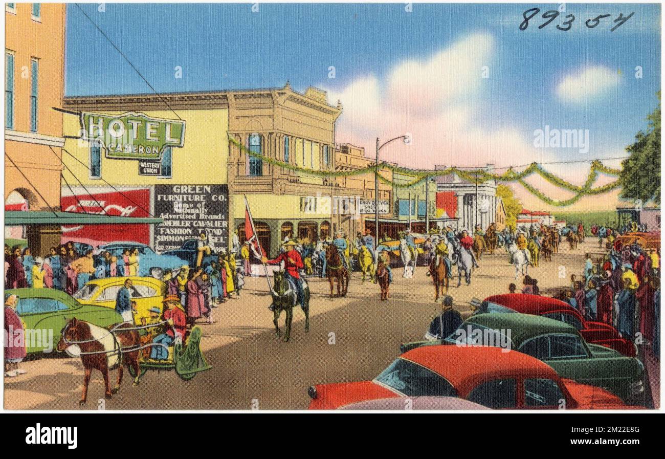 Cameron Saddle Club on parade in Cameron, Texas. , Cities & towns ...