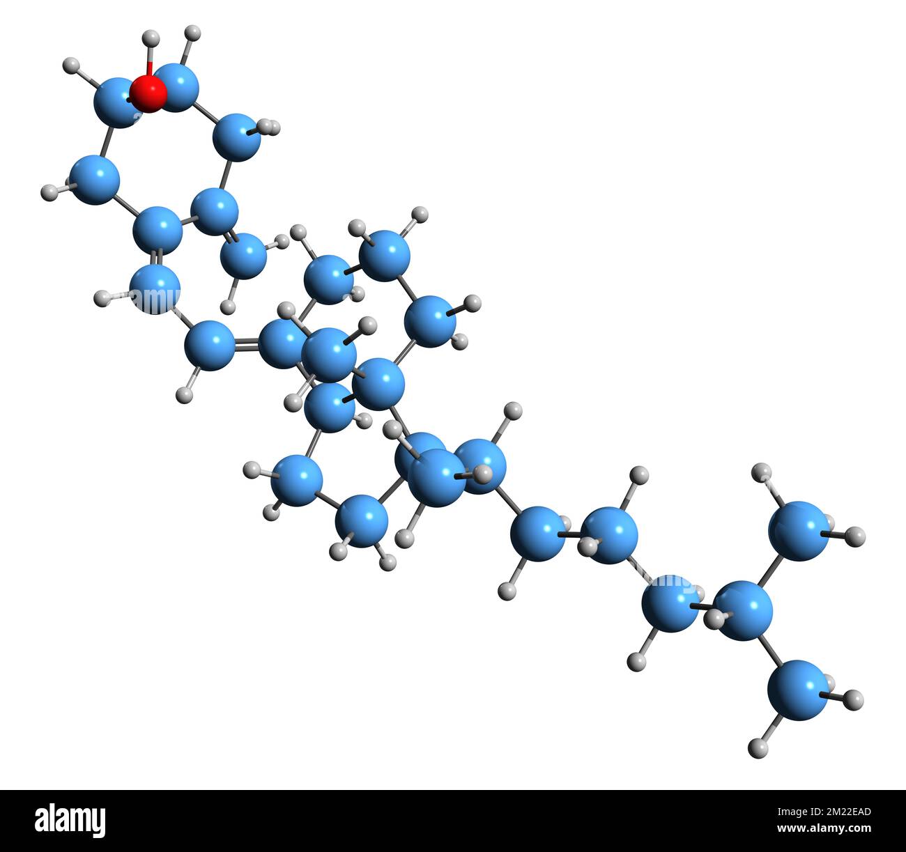 3D image of Cholecalciferol skeletal formula - molecular chemical ...