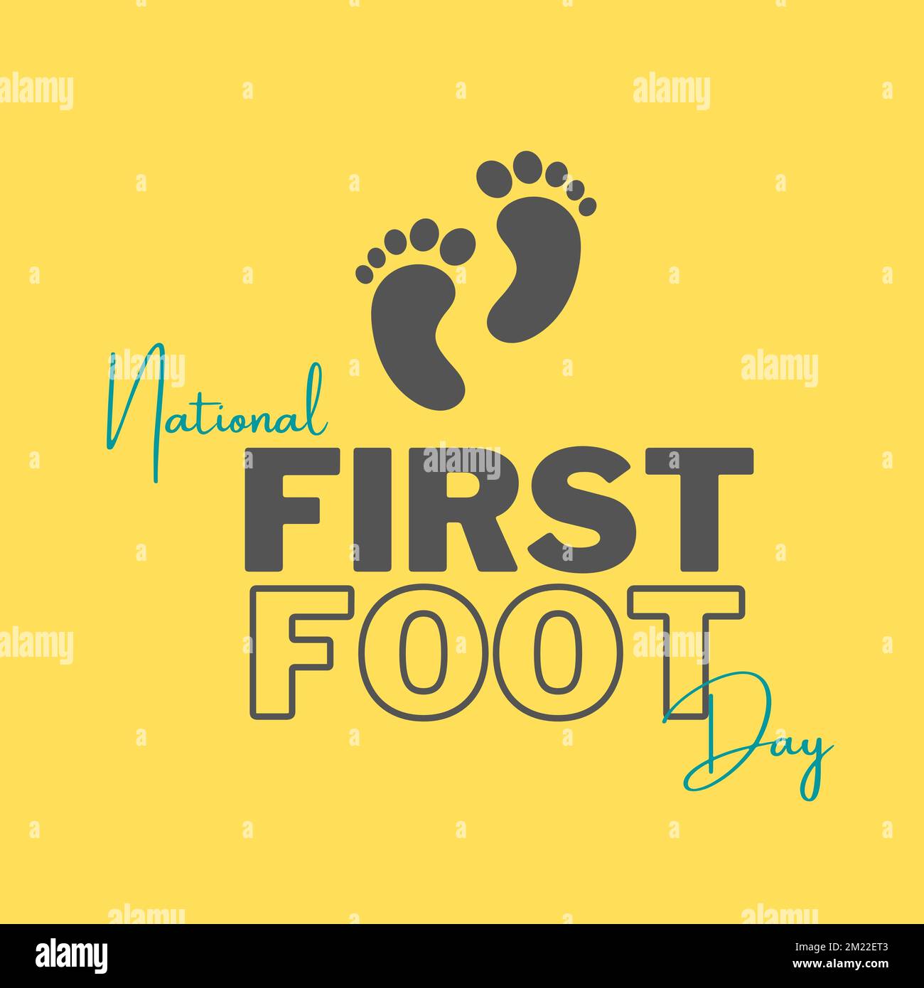 National first foot day Stock Photo - Alamy