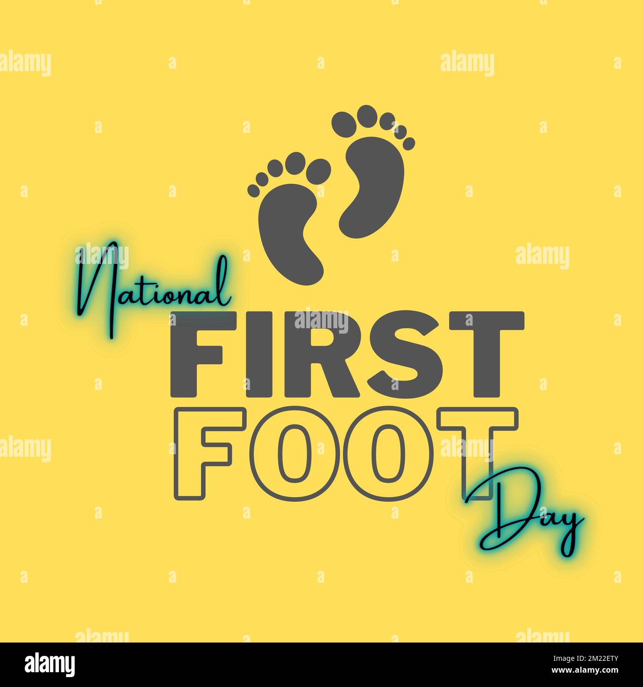 National first foot day Stock Photo - Alamy