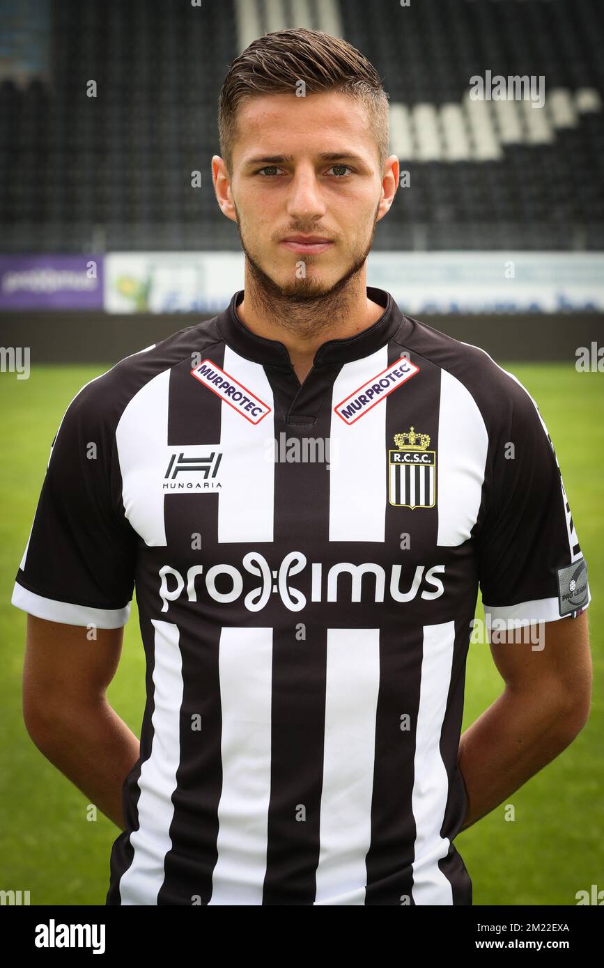 Charleroi's Steeven Willems poses for the photographer during the 2016 ...