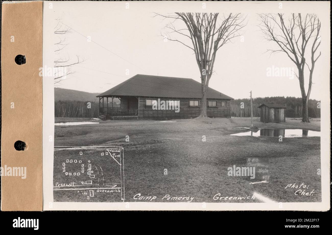 Camp Pomeroy, camp, Greenwich, Mass., Mar. 15, 1928 : Parcel no. 410-3 ...