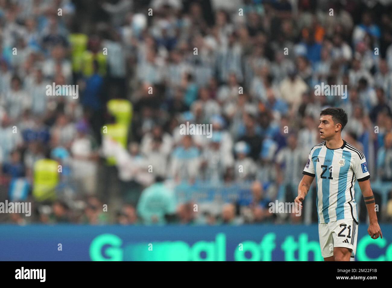 Lusail, Qatar. Dec 13, 2022, Paulo Dybala of Argentina during the FIFA ...