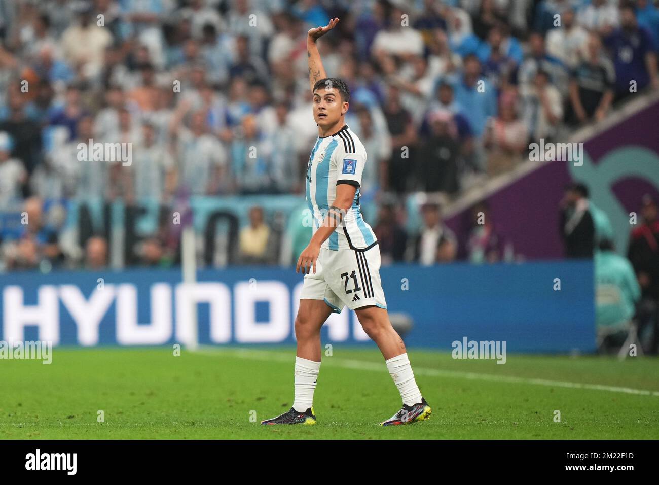 Lusail, Qatar. Dec 13, 2022, Paulo Dybala of Argentina during the FIFA ...