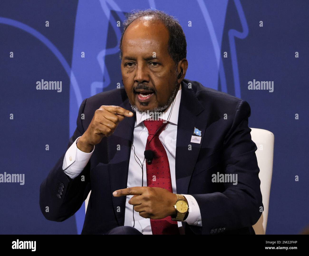 Washington, United States. 13th Dec, 2022. President of Somalia Hassan ...