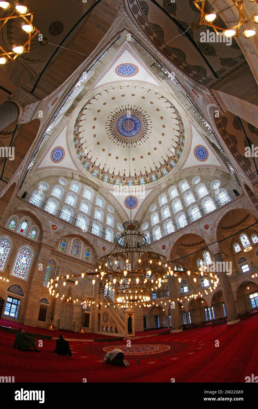 Mihrimah Sultan Mosque and Complex, located in Edirnekapi district of ...