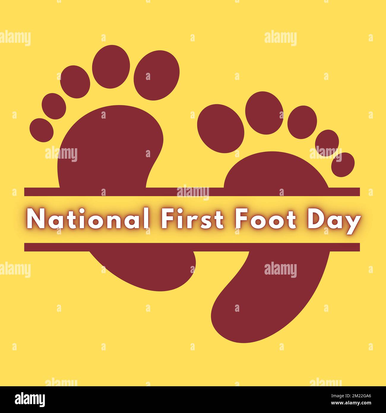 National first foot day Stock Photo - Alamy