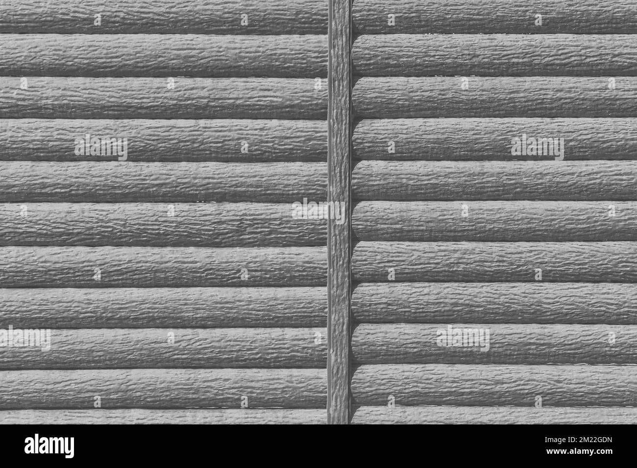 Grey wooden partition wall fence monochrome modern interior logs ...