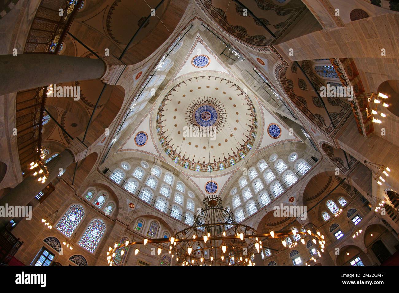 Mihrimah Sultan Mosque and Complex, located in Edirnekapi district of ...