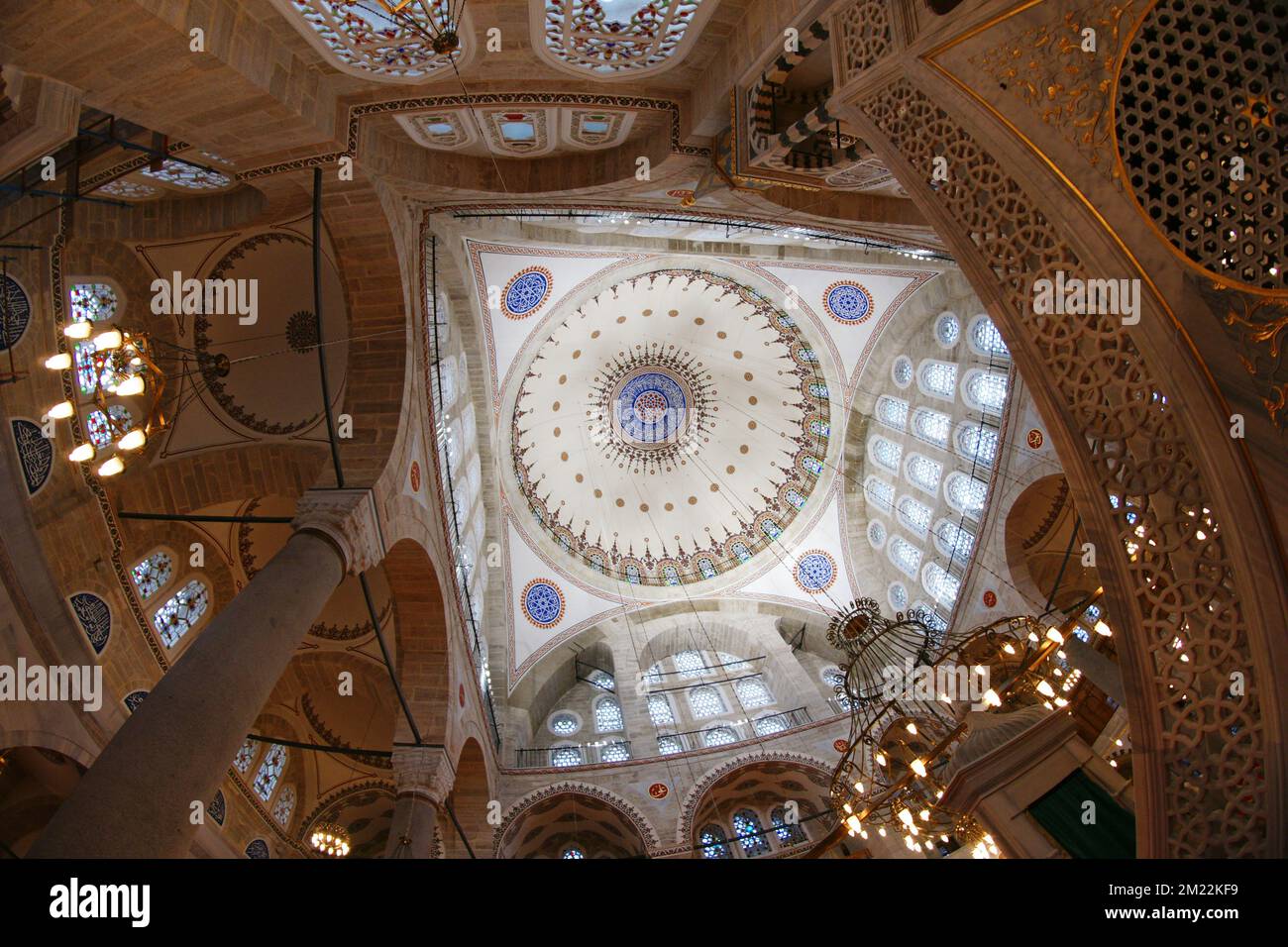 Mihrimah Sultan Mosque and Complex, located in Edirnekapi district of ...