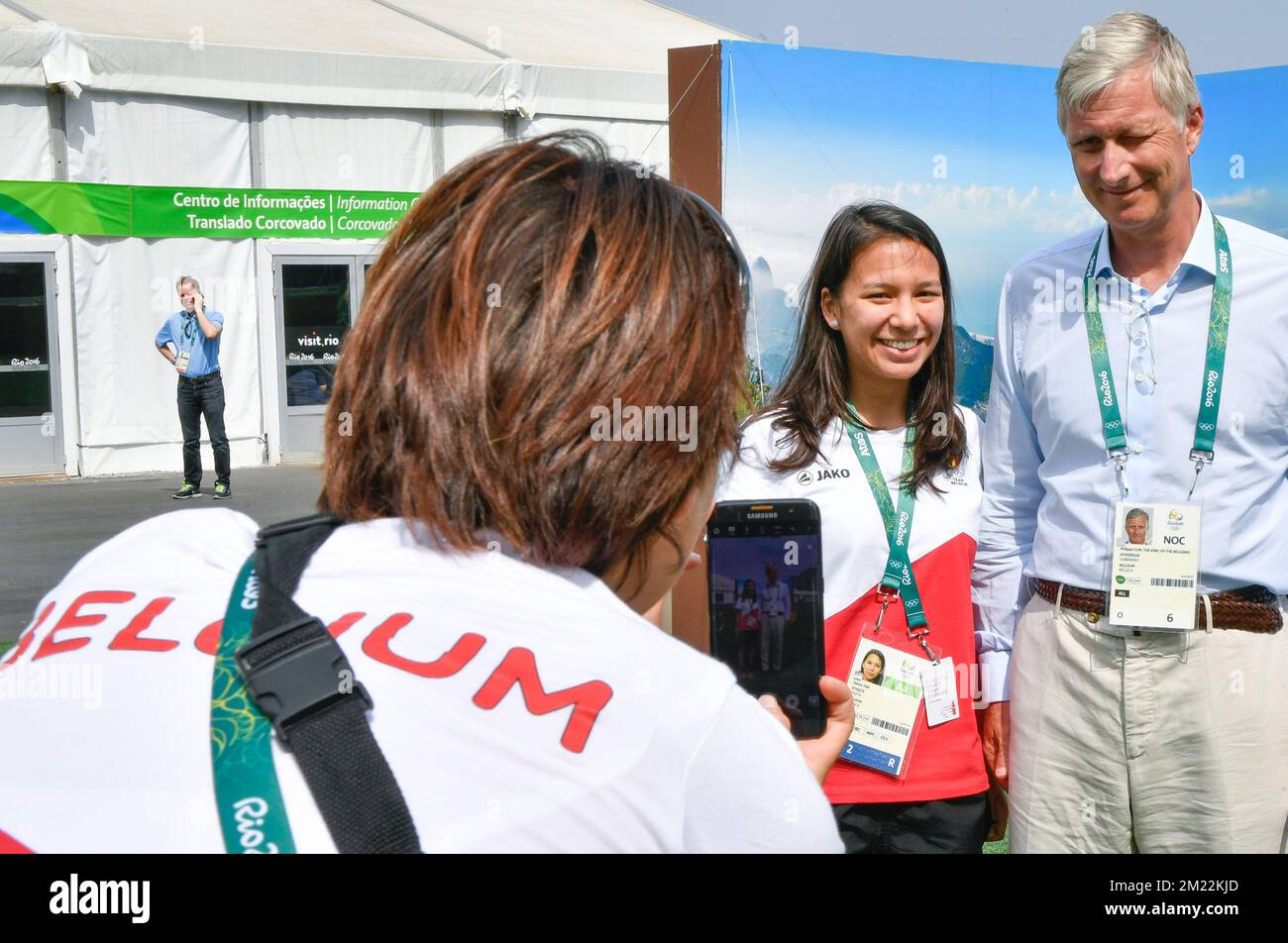 Belgian badminton player Lianne Tan meets with King Philippe - Filip of ...