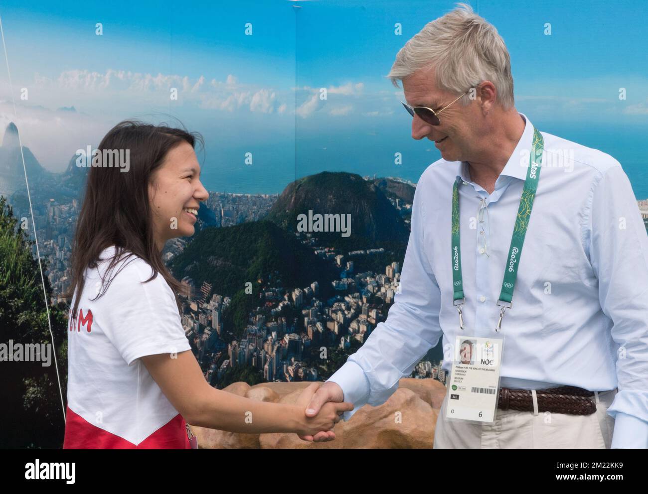 Belgian badminton player Lianne Tan meets with King Philippe - Filip of ...