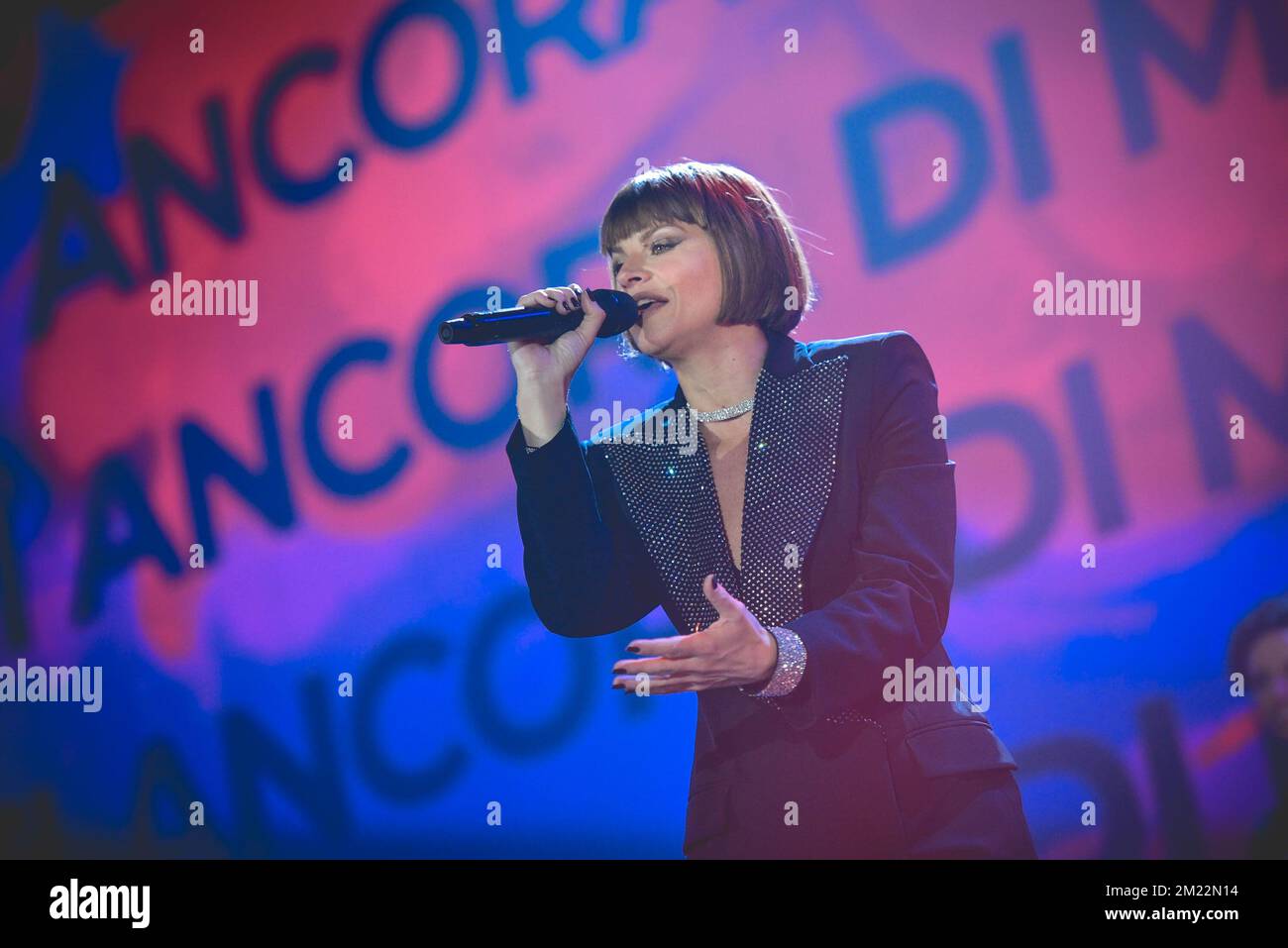 The Italian singer Alessandra Amoroso performs live at the ...