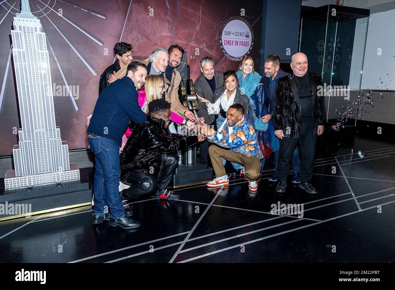 New York, NY, USA. 13th Dec, 2022. The cast and prodcers of, Emily in ...