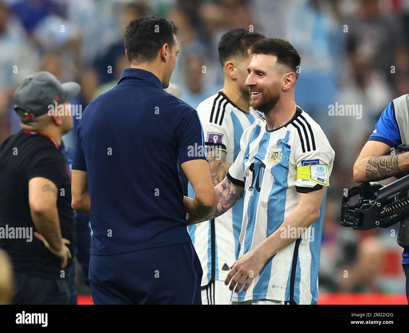 Lionel scaloni celebrate hi-res stock photography and images - Alamy