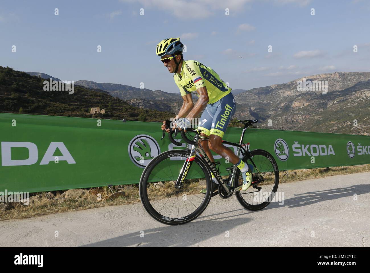 Spanish Alberto Contador of Tinkoff pictured during the seventeenth ...