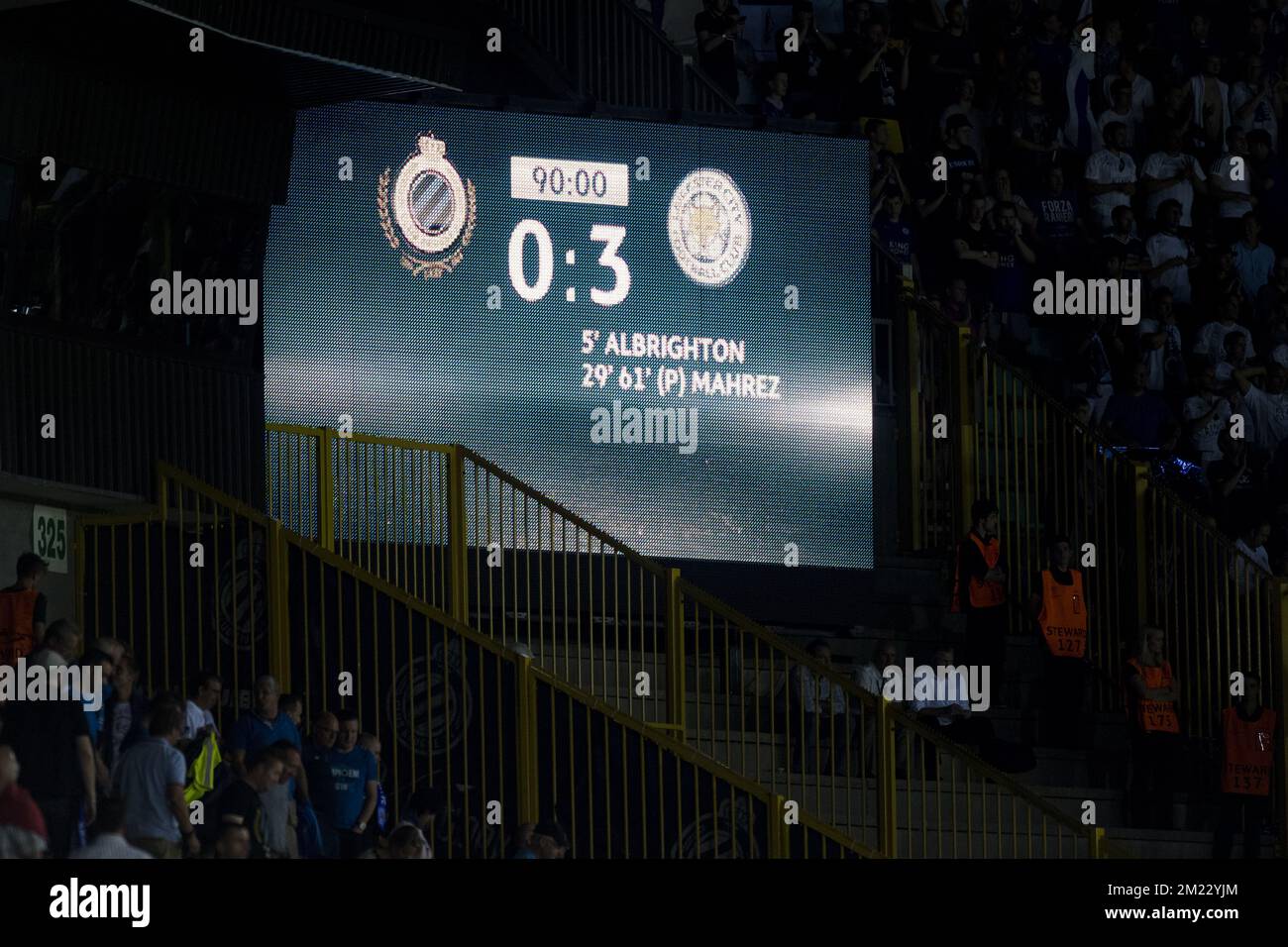Champions league scoreboard hi-res stock photography and images - Alamy