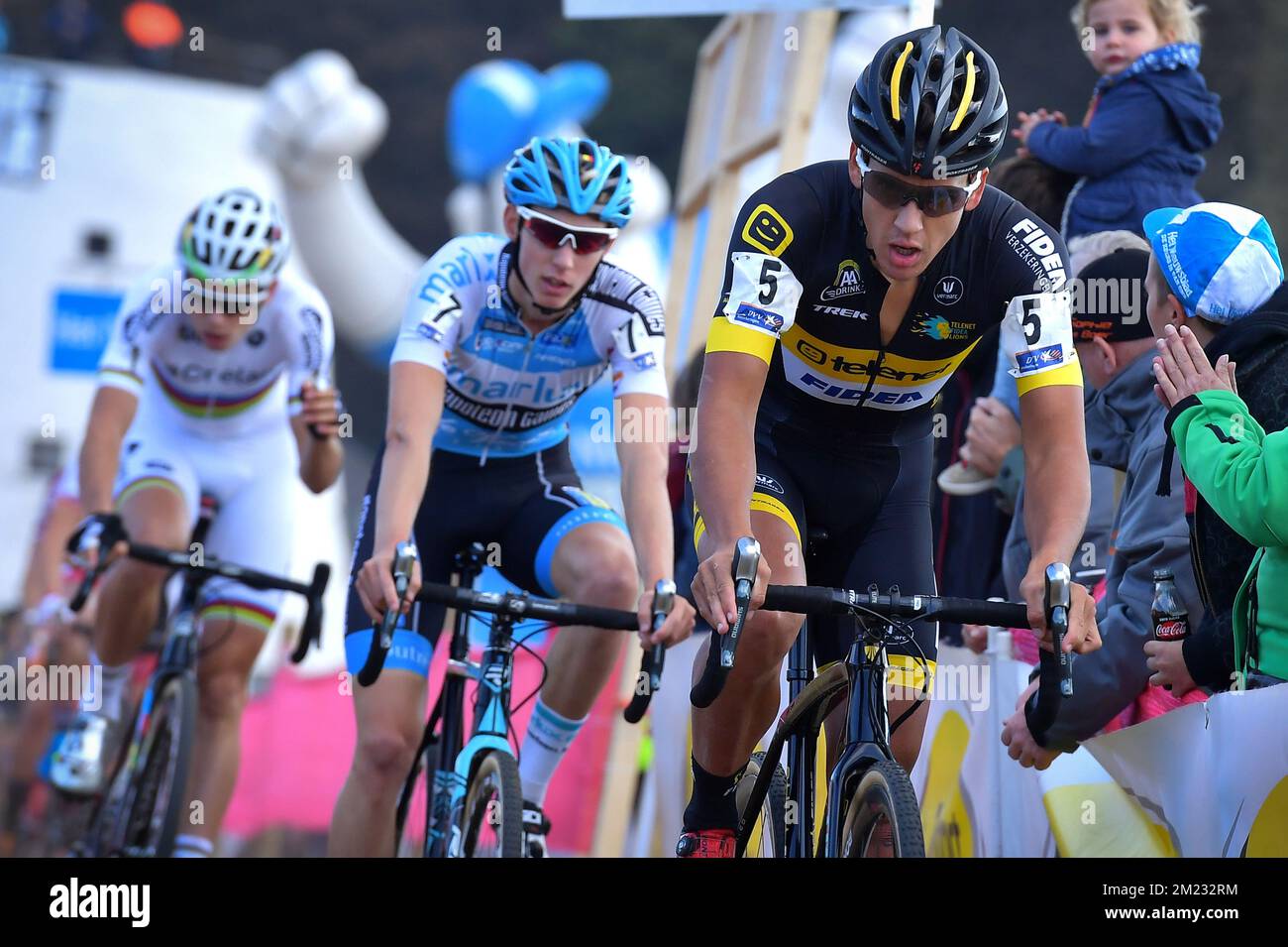 Belgian Tom Meeusen pictured in action during the men's elite race of ...