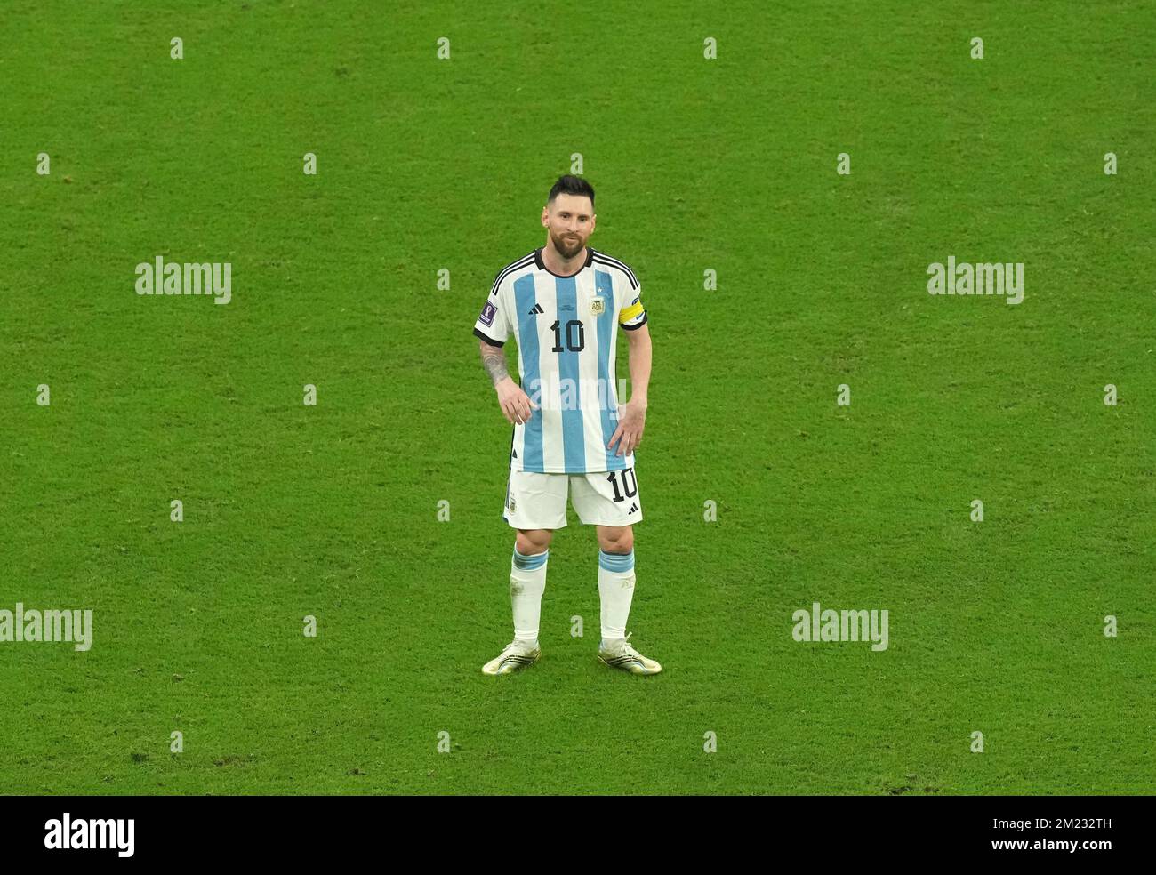Argentina's Lionel Messi during the FIFA World Cup Semi-Final match at ...