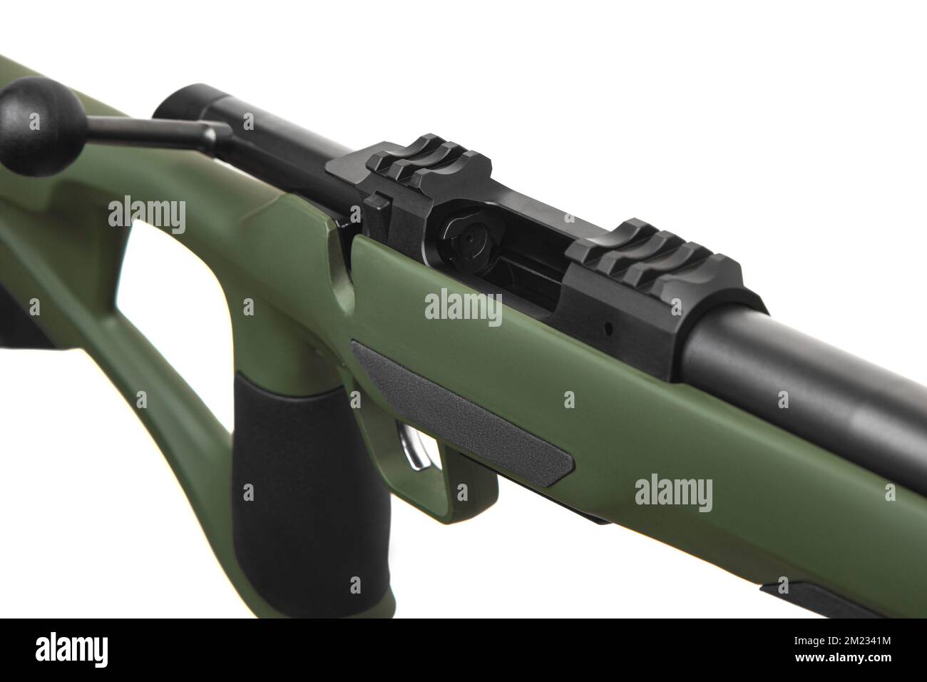 Rifle with plastic stock. Weapons for sports, hunting and self-defense ...