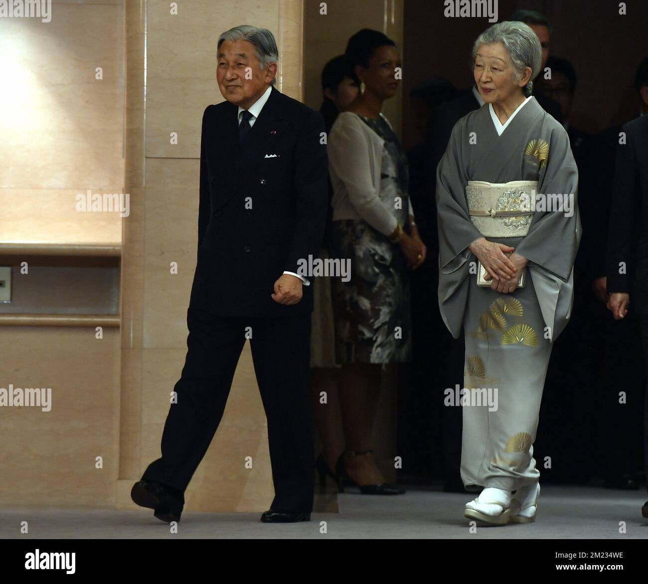Emperor akihito empress michiko japan hi-res stock photography and ...