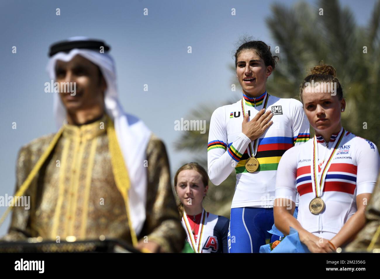 American Skylar Schneider, Italian Elisa Balsamo and Norwegian Susanne ...