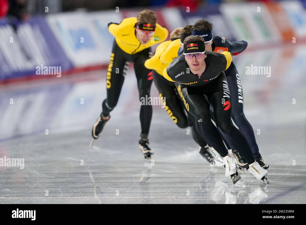 CALGARY, CANADA - DECEMBER 13: Jordy van Workum of Team Jumbo Visma ...