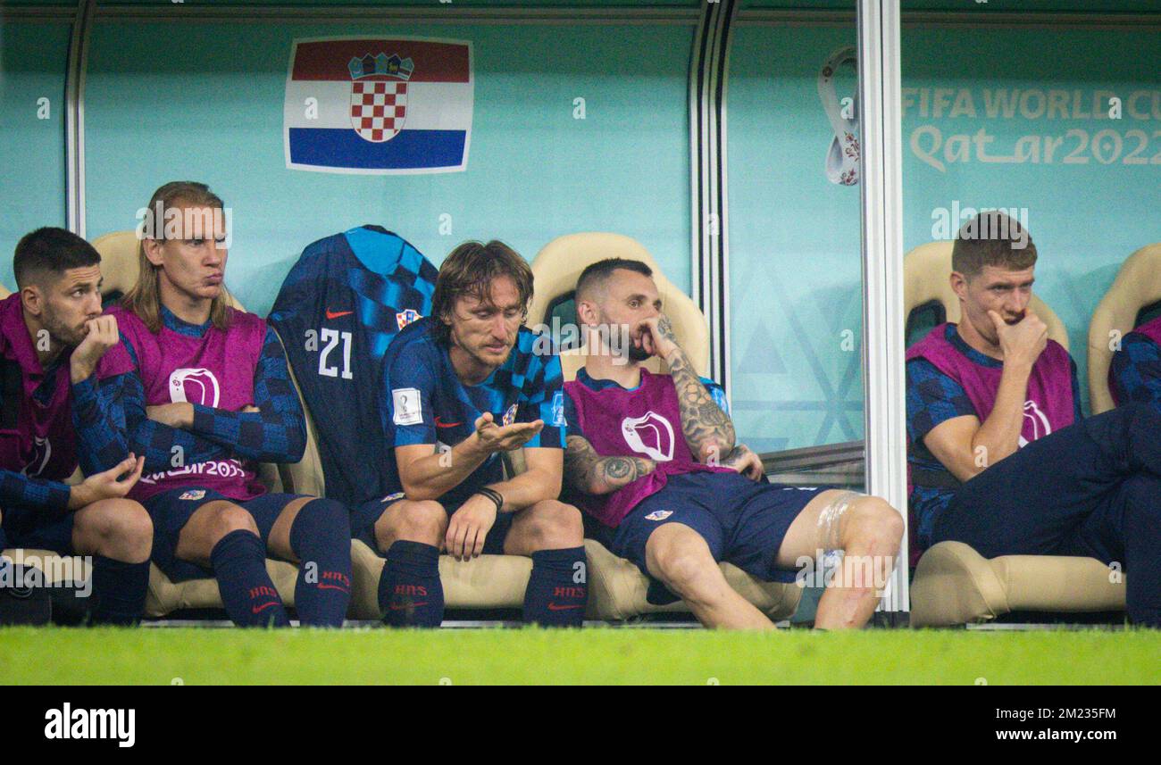 Doha, Qatar. 13th Dec, 2022. Luka Modric (Kroatien) Argentina - Croatia ...