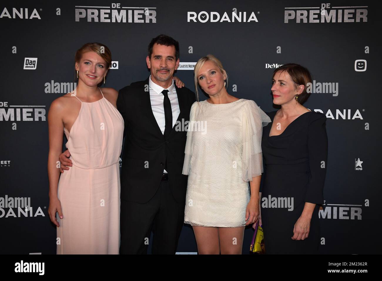 Actress Charlotte Vandermeersch, actor Koen De Bouw, actress and singer ...