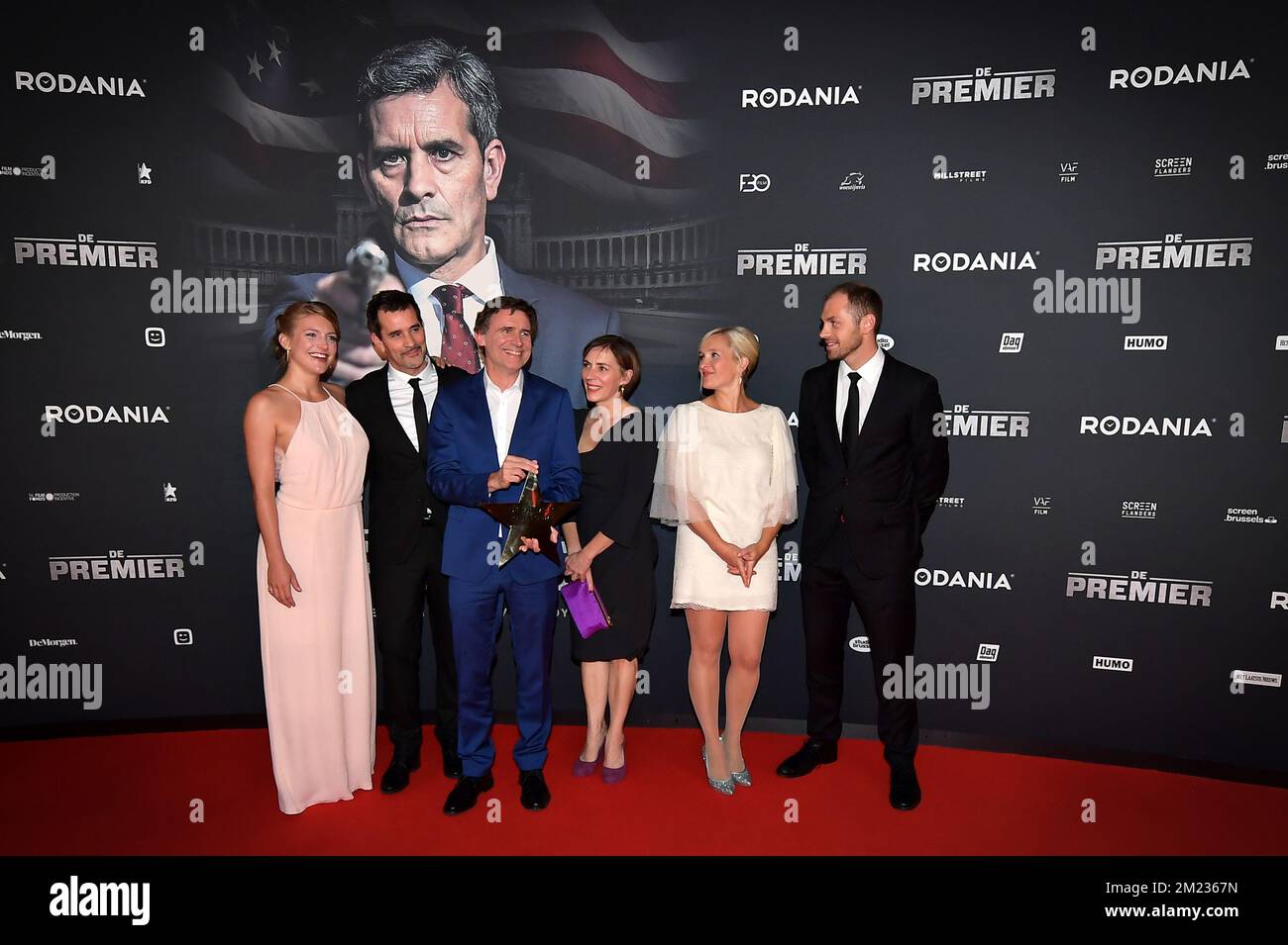 Actress Charlotte Vandermeersch, actor Koen De Bouw, actress Saskia ...