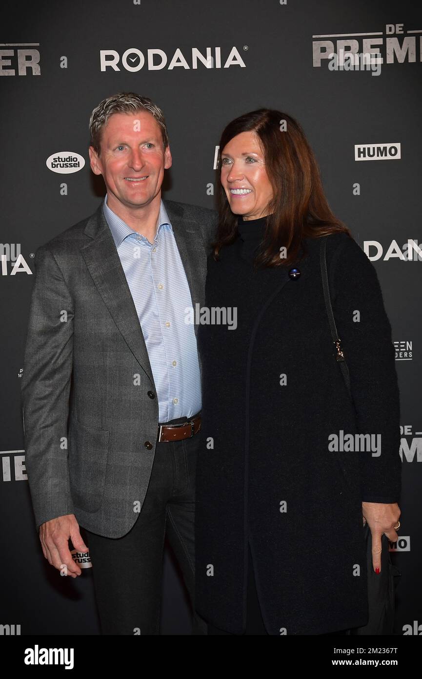 Francky Dury pictured ahead of the Belgian premiere of Erik Van Looy ...