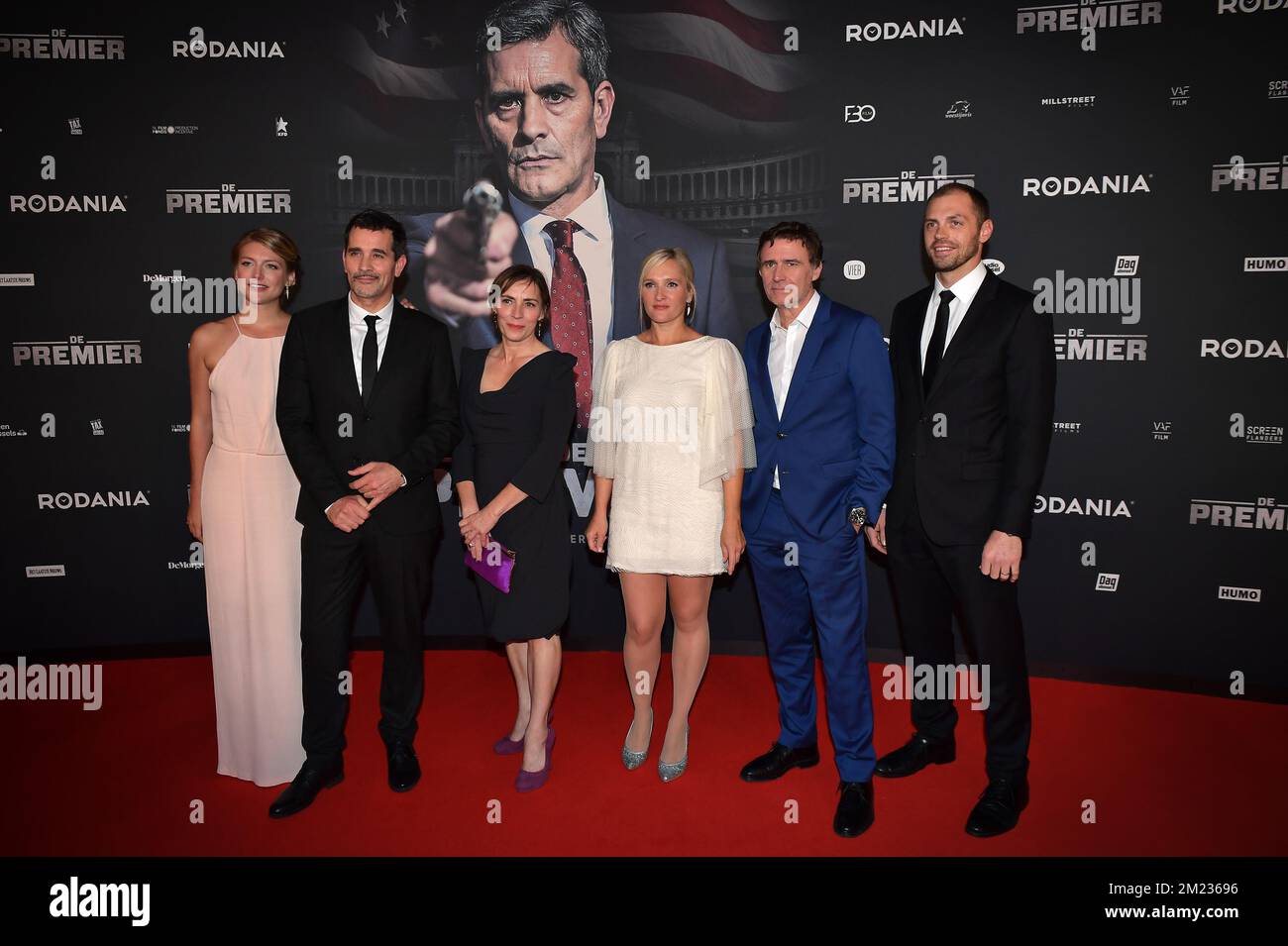 Actress Charlotte Vandermeersch, actor Koen De Bouw, actress Saskia ...