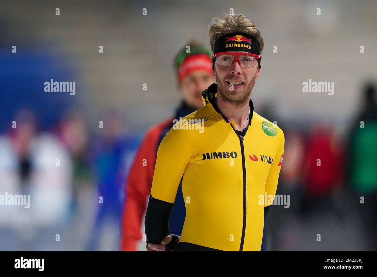 CALGARY, CANADA - DECEMBER 13: Jorrit Bergsma of Team Jumbo Visma ...