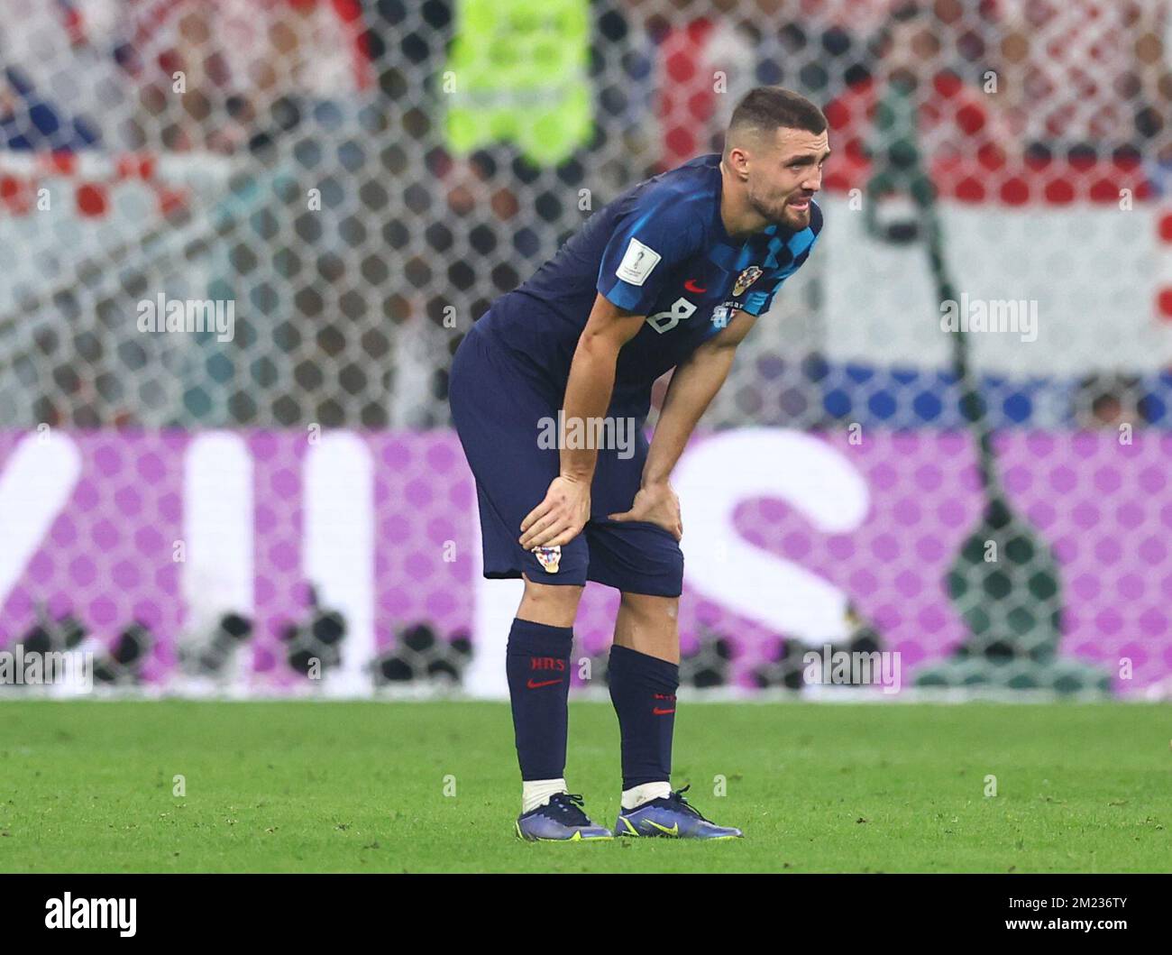 Doha, Qatar, 13th December 2022. Dejected Mateo Kovacic of Croatia ... Doha, Qatar, 13th December 2022. Dejected Mateo Kovacic of Croatia ...