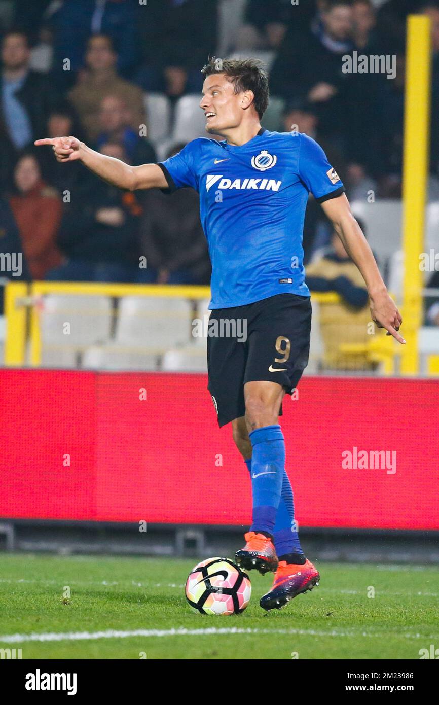 Club's Jelle Vossen pictured during the Jupiler Pro League match ...