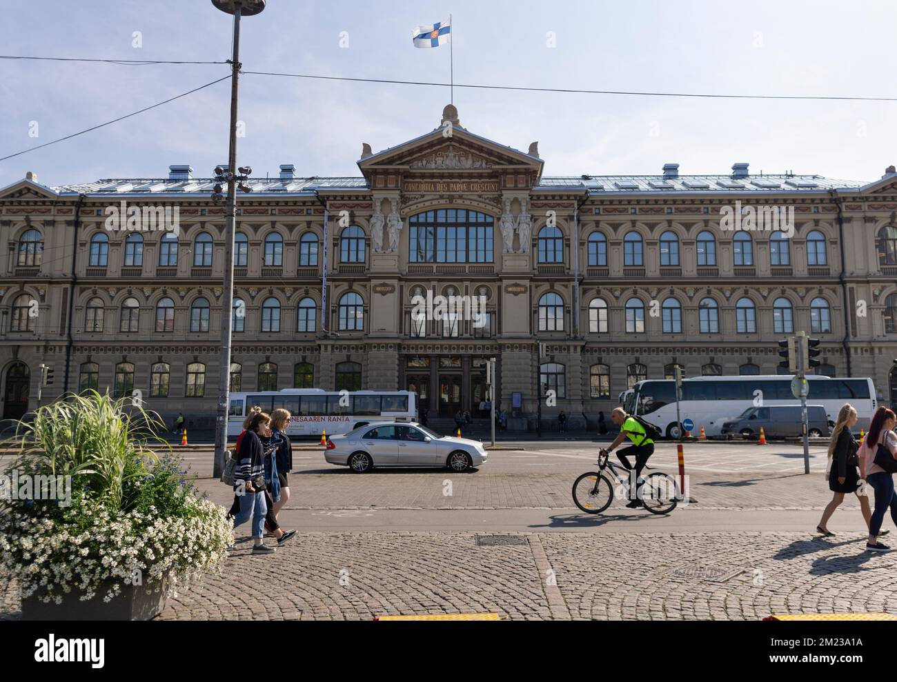 Ateneum museum front facade in sunny day Stock Photo - Alamy