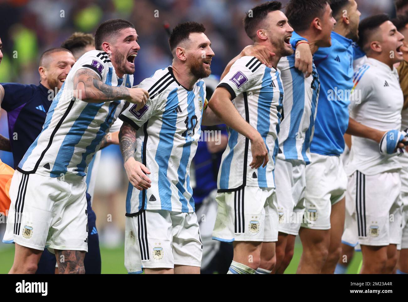 Doha, Qatar, 13th December 2022. Rodrigo De Paul of Argentina and ...