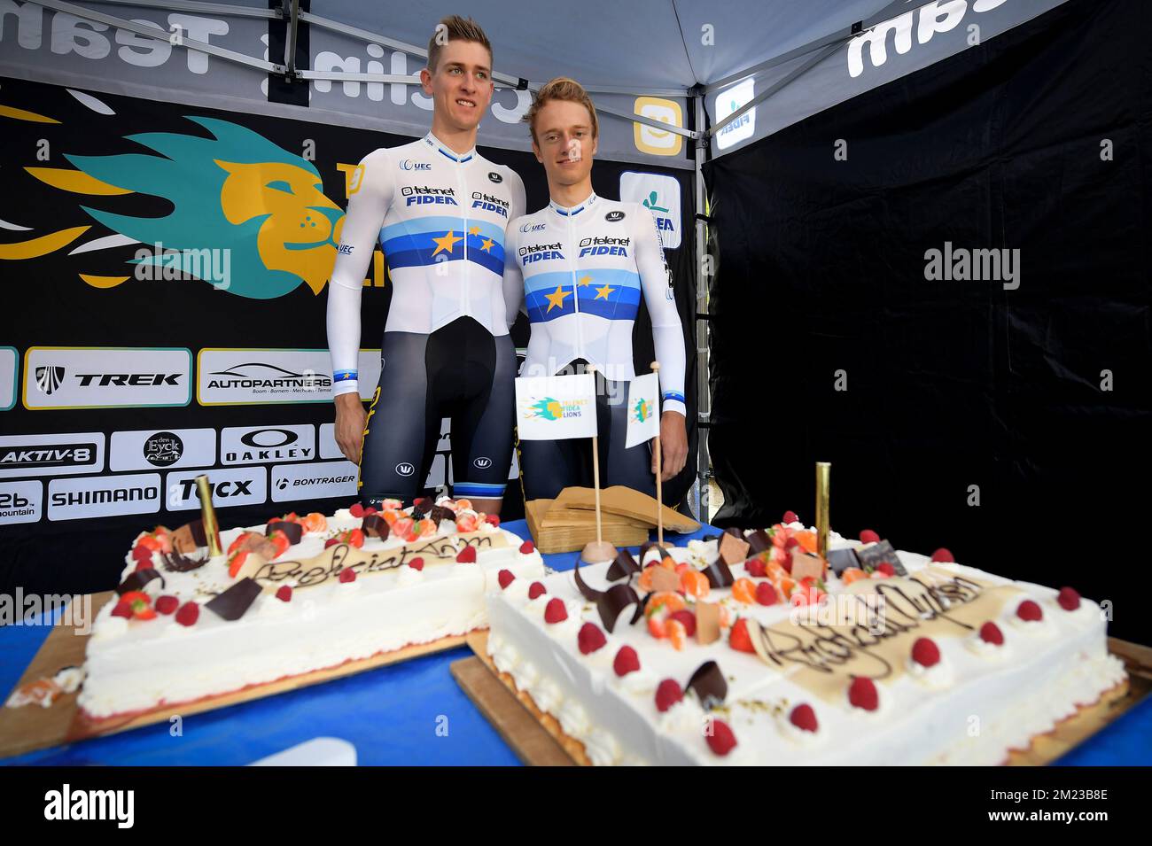 Belgian Toon Aerts and Belgian Quinten Hermans pictured before the men ...