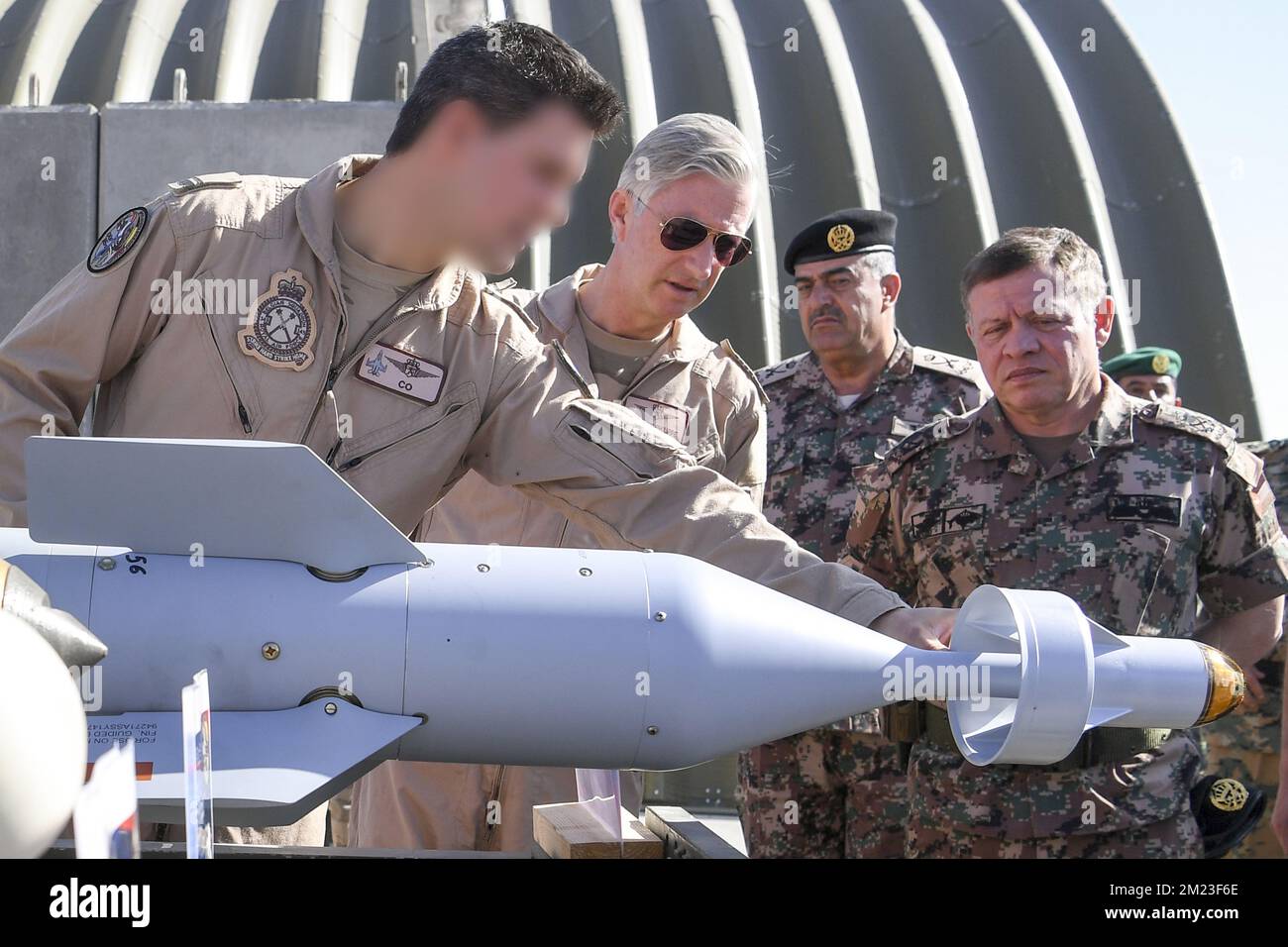 King Philippe - Filip of Belgium and King Abdullah II of Jordan ...