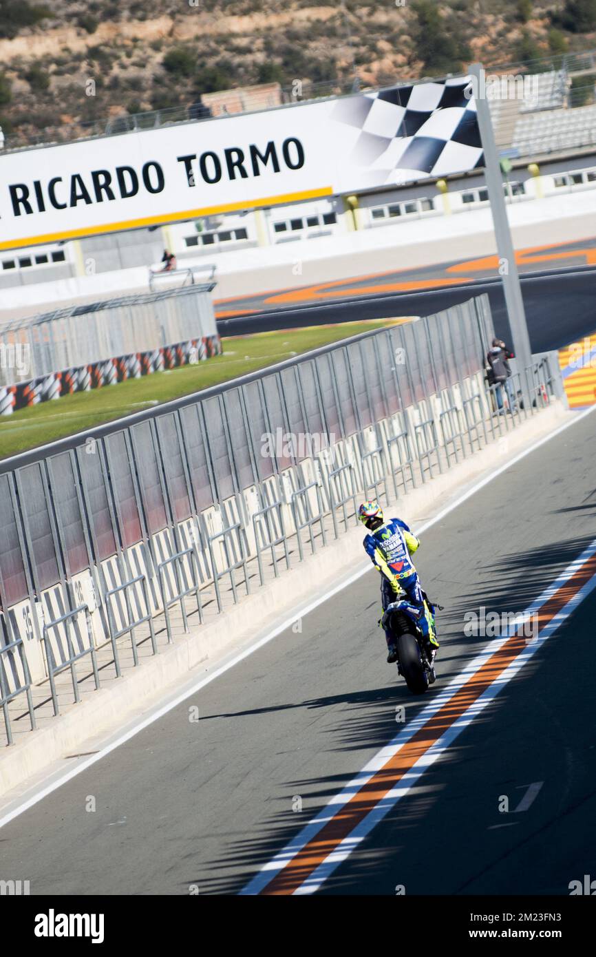 Valencia MotoGP Official Test. Test day 1. Circuit Ricardo Tormo ...