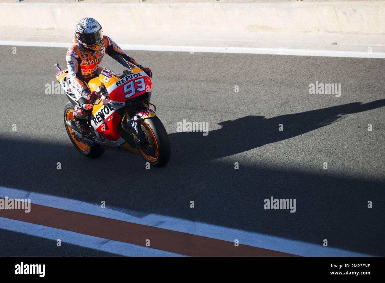 Valencia MotoGP Official Test. Test day 1. Circuit Ricardo Tormo ...